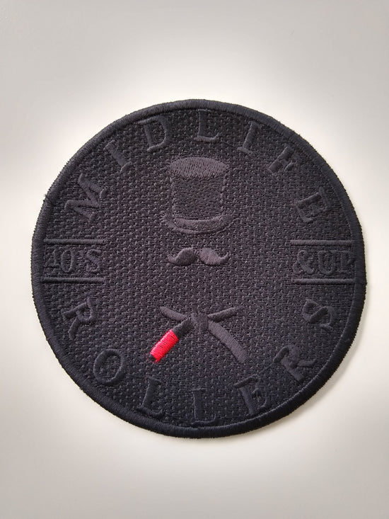 Midlife Rollers Black Belt Patch